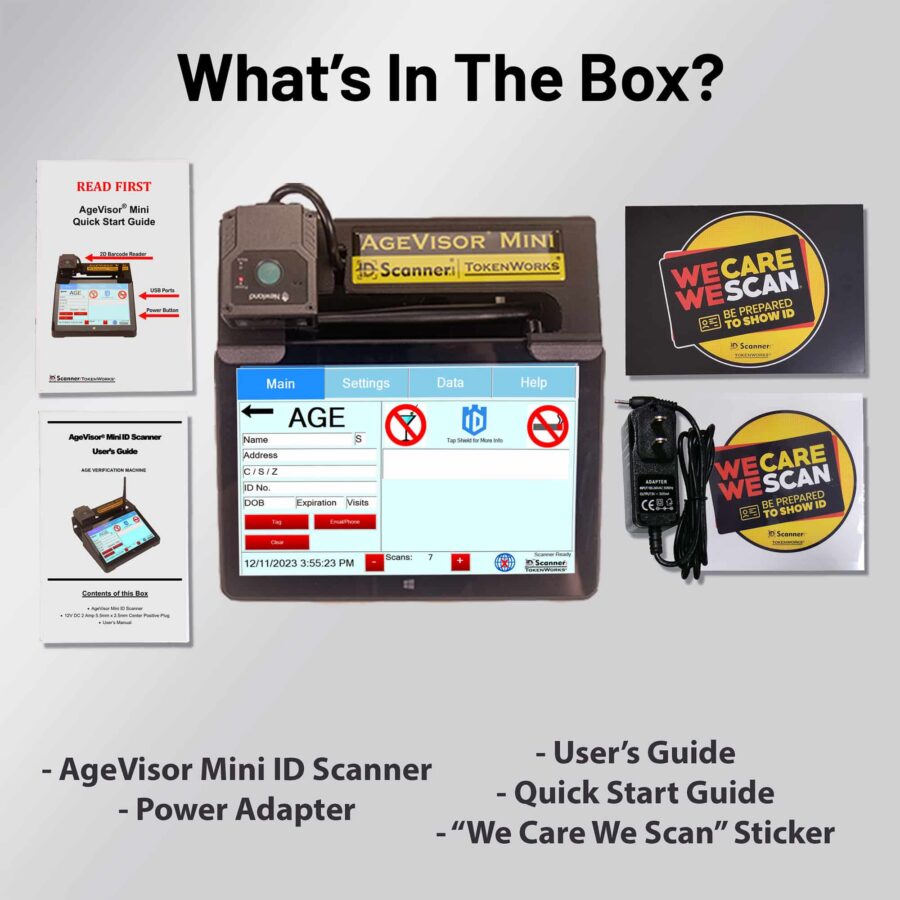 AgeVisor Mini: Fast ID Scanner for Age Verification - IDScanner.com